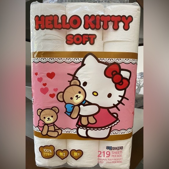 Sanrio | Other | Rare Hello Kitty Toilet Paper | Poshmark